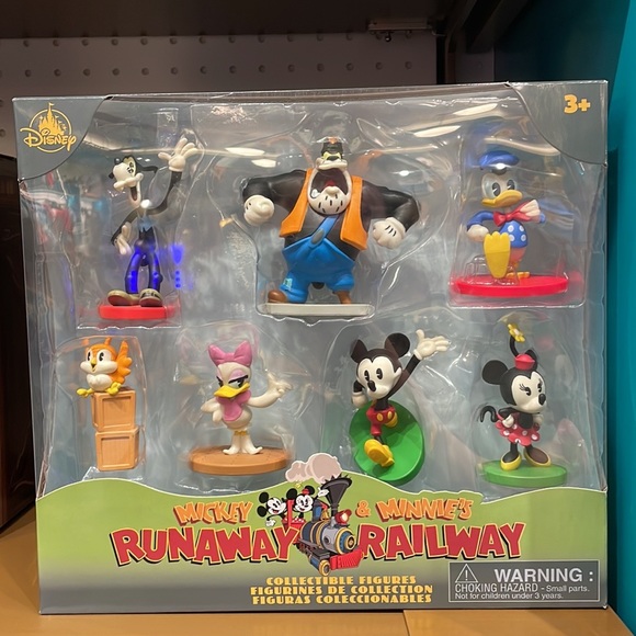 Disney | Toys | Disney Parks Mickey And Minnie Runaway Railroad Figure ...
